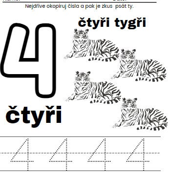 CZECH NUMBERS 1-10 ANIMALS (Čísla V Češtině 1-10 Se Zvířaty) - Etsy