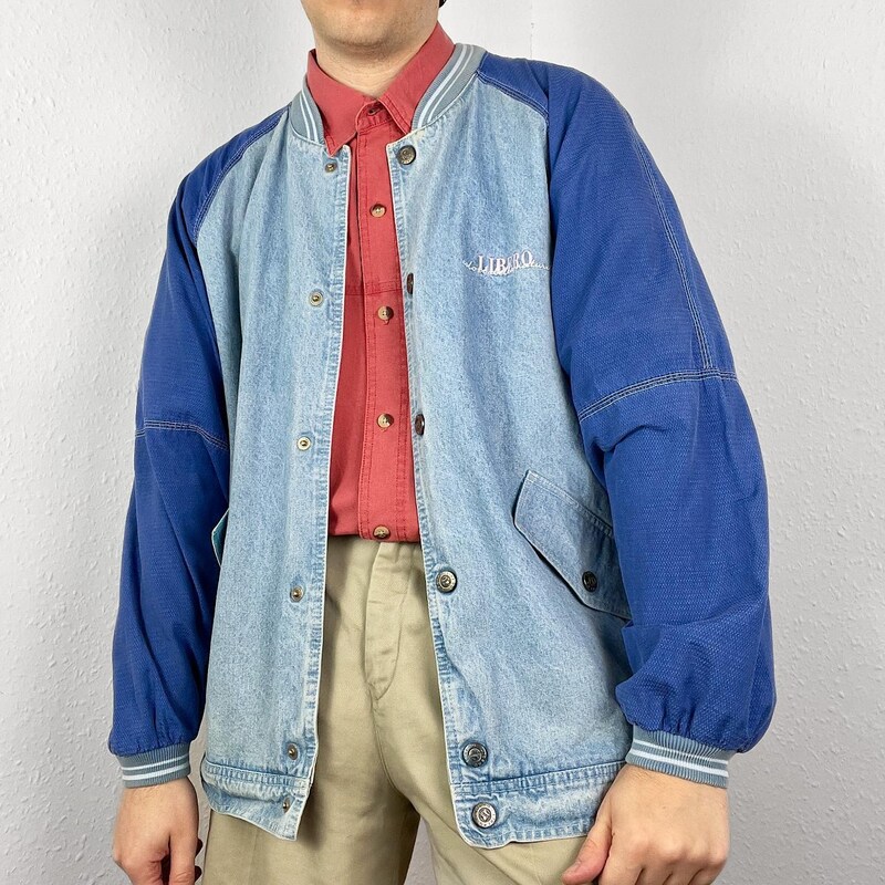 90s Baseball Jacket - Etsy