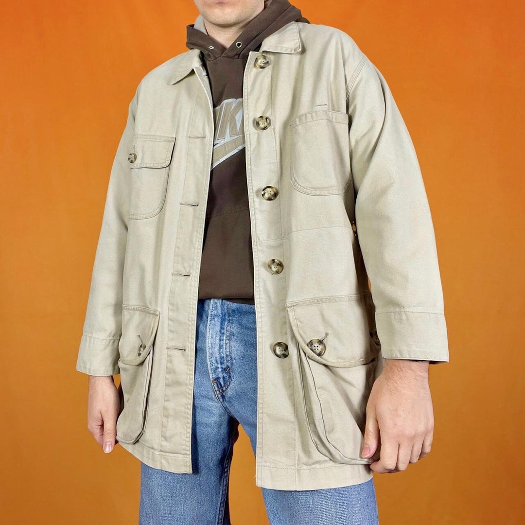 Vintage Eddie Bauer Utility Chore Jacket Workwear Tactical - Etsy