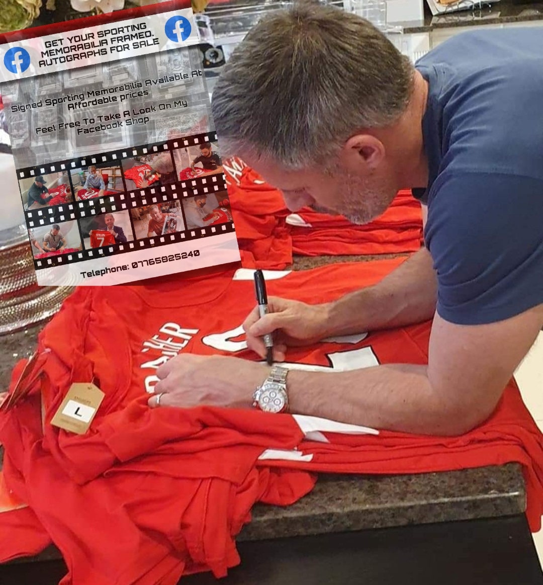 Jamie Carragher Signed Liverpool Champions League Final Shirt - Etsy