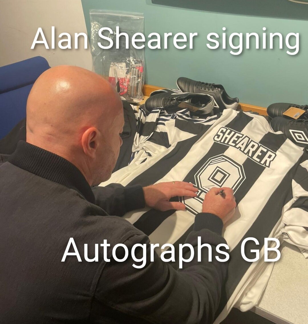 Alan Shearer Signed Newcastle United Shirt - Etsy