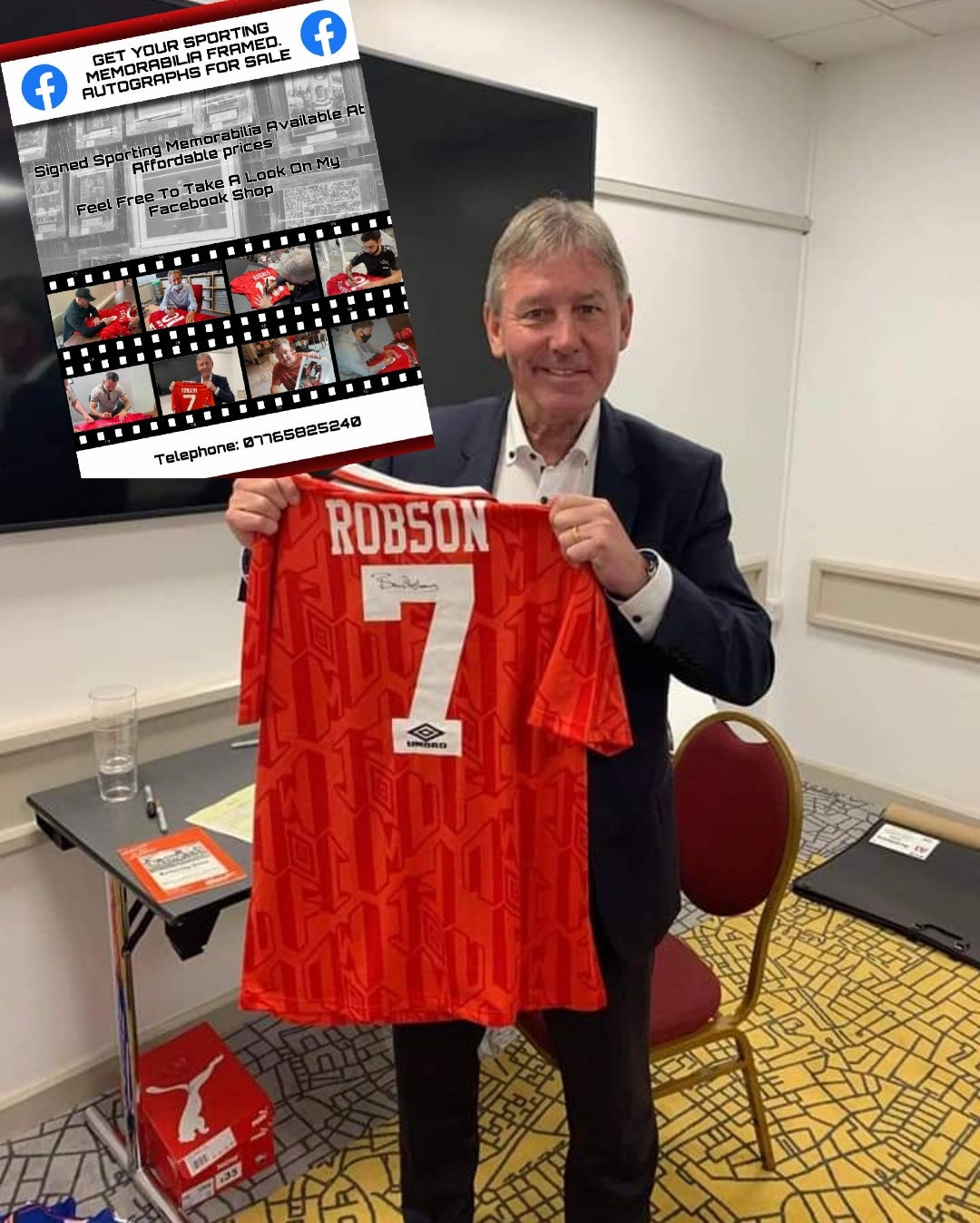 Bryan Robson Signed 93/94 Shirt - Etsy