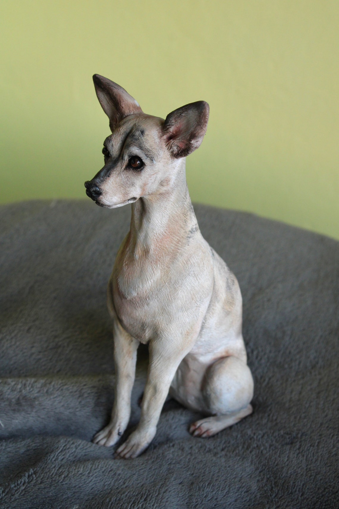 Custom Dog Sculpture Handmade Dog Figurine Polymer Clay - Etsy