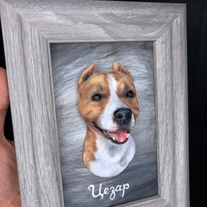 Custom Pet Portrait Handmade Polymer Clay Dog 3d Dog - Etsy Canada