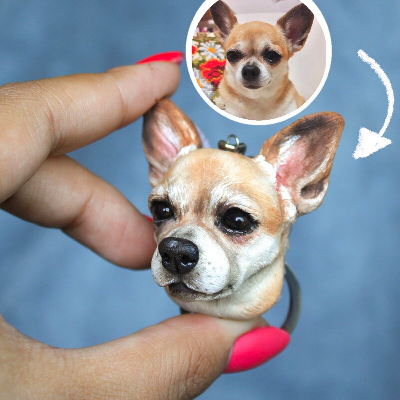 Polymer Clay Dog - Etsy