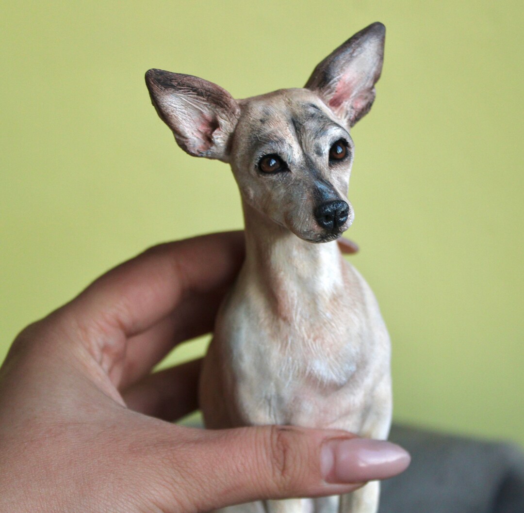 Custom Dog Sculpture - Handmade Dog Figurine - Polymer Clay Pet ...