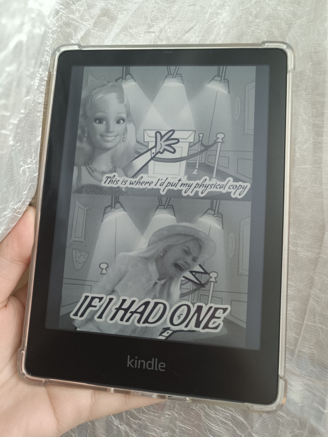 Barbie, This is Where I'd Put My Physical Copy, IF I HAD ONE Kindle ...