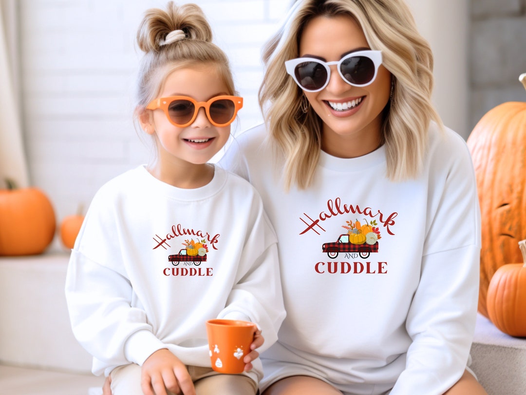 Women's Fall Hallmark Watching Shirt, Fall Hallmark Movie Shirt for Her ...