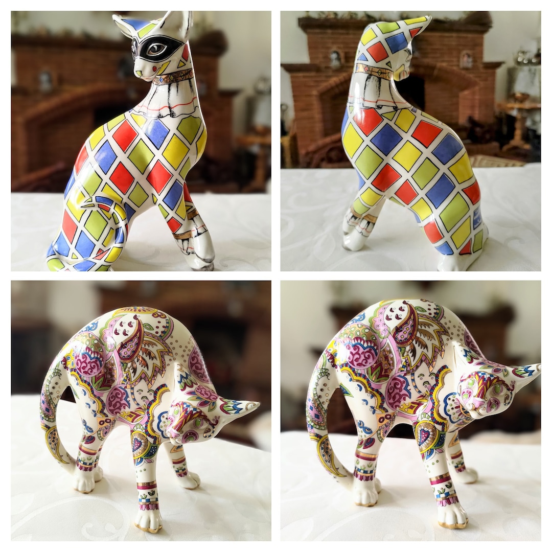 Paul Cardew Cool Catz Figurines - Etsy Australia