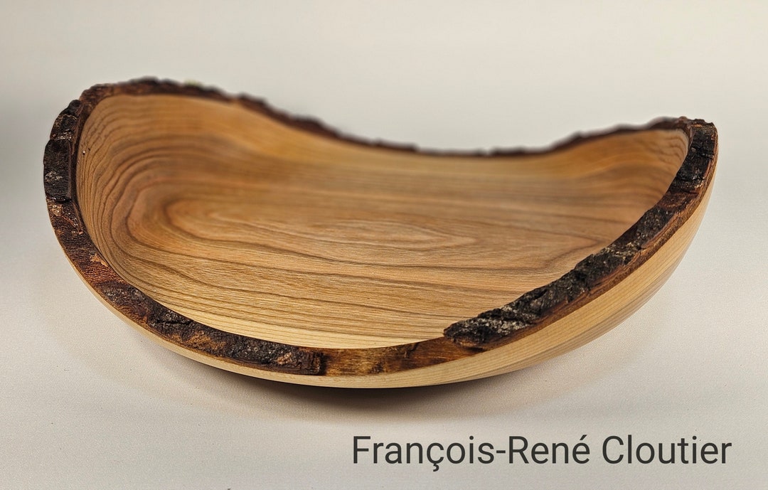 Cherry Live-edge Fruit Bowl - Etsy