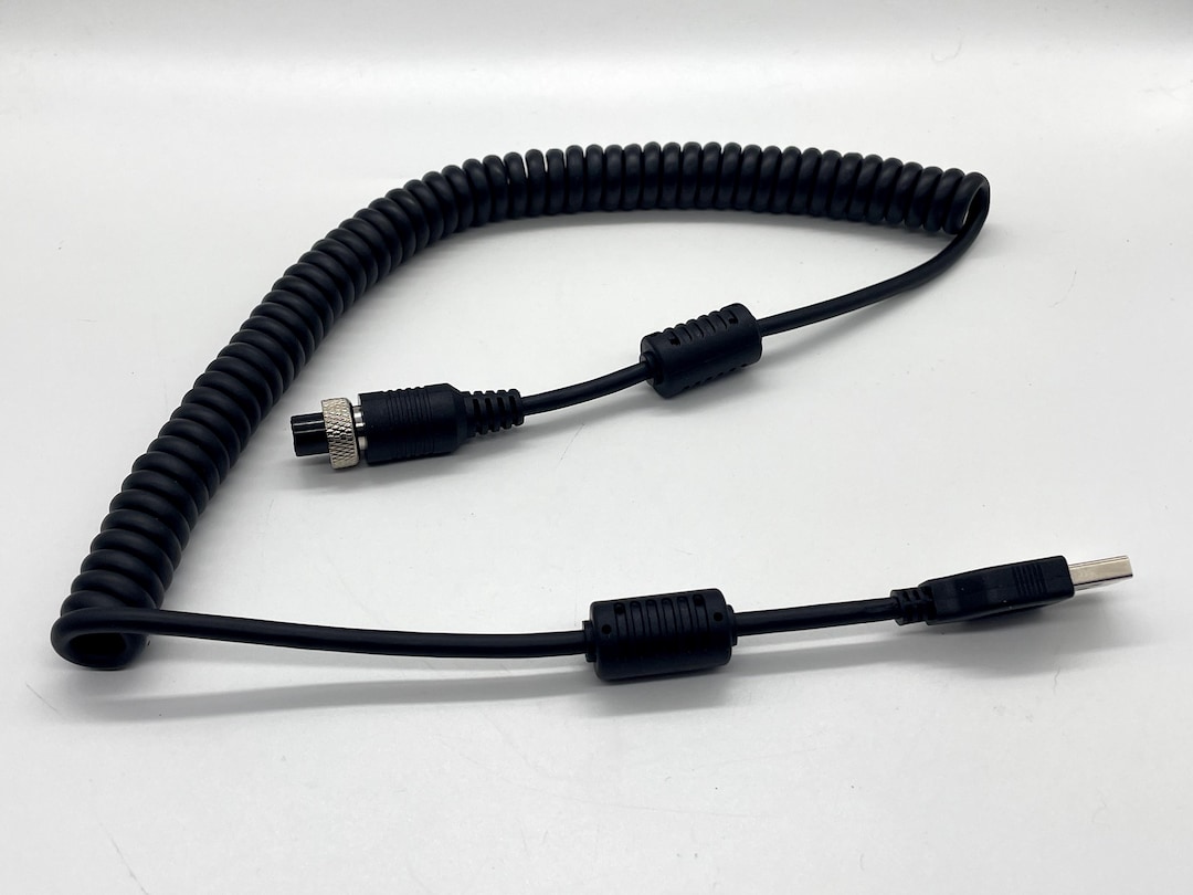 Coiled Cable USB to GX12 for Simracing POKORNYI - Etsy