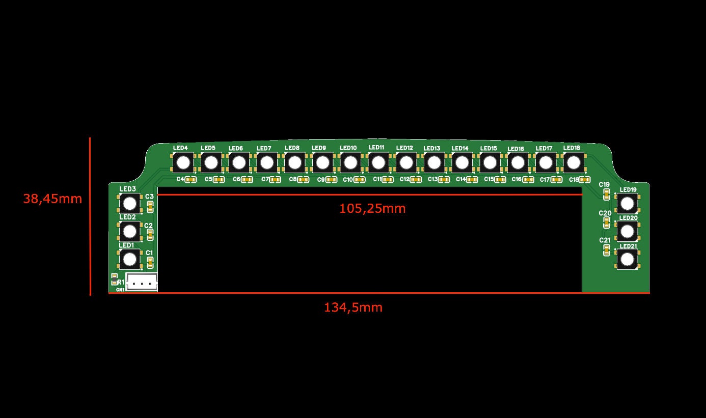 PCB RGB Rpm Lights for Simracing Display DIY - Etsy