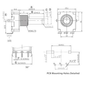 ROTARY ENCODER 12 High Force Detents EC16 - Etsy
