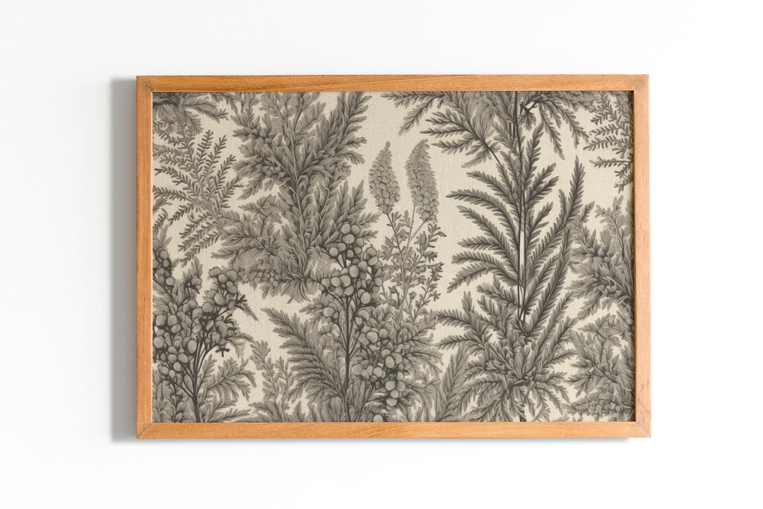 Botanical Textile Tapestry,large Botanical Tapestry, Vintage Textile ...