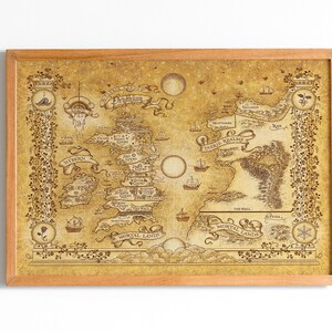 ACOTAR World Map From the Court of Thorns and Roses Series Written by ...