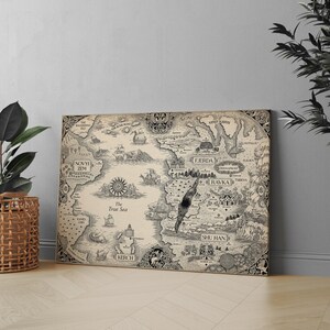 Map of the Grishaverse , Grisha Trilogy Map Scroll, Shadow and Bone ...