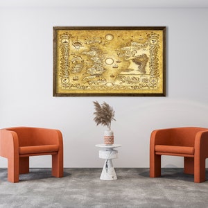 ACOTAR World Map From the Court of Thorns and Roses Series Written by ...