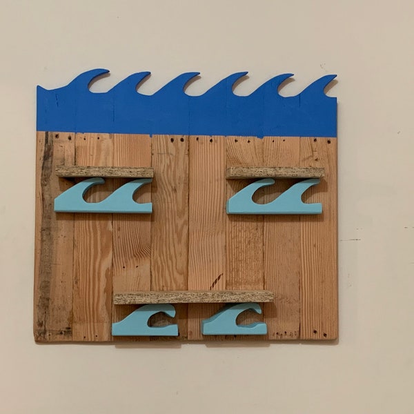 Wood Wave Floating Shelf - Etsy