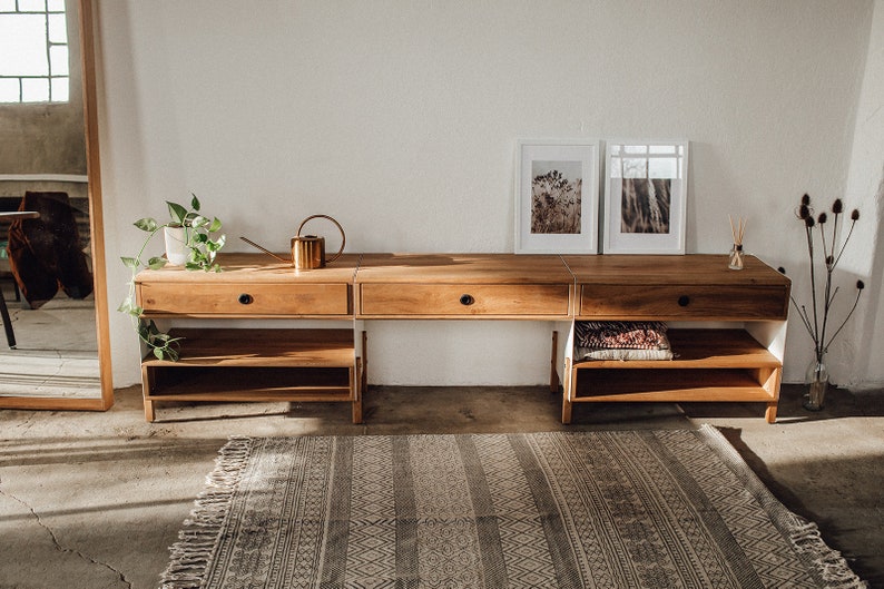 Mini-sideboard Solid Wood 'shape Converter' - Etsy