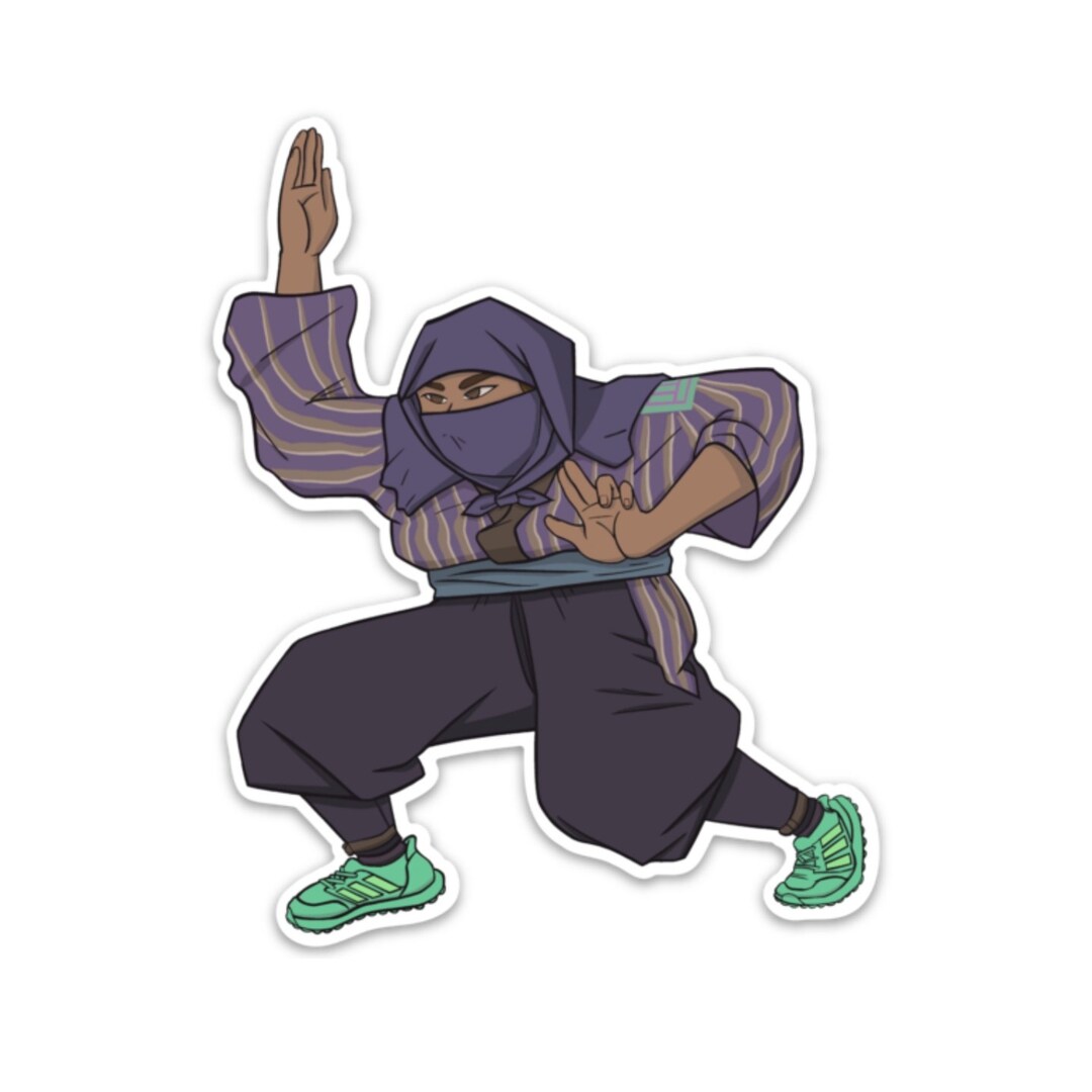 Earth Shinobi/ Ninja Vinyl Weatherproof/ Waterproof Stickers for ...
