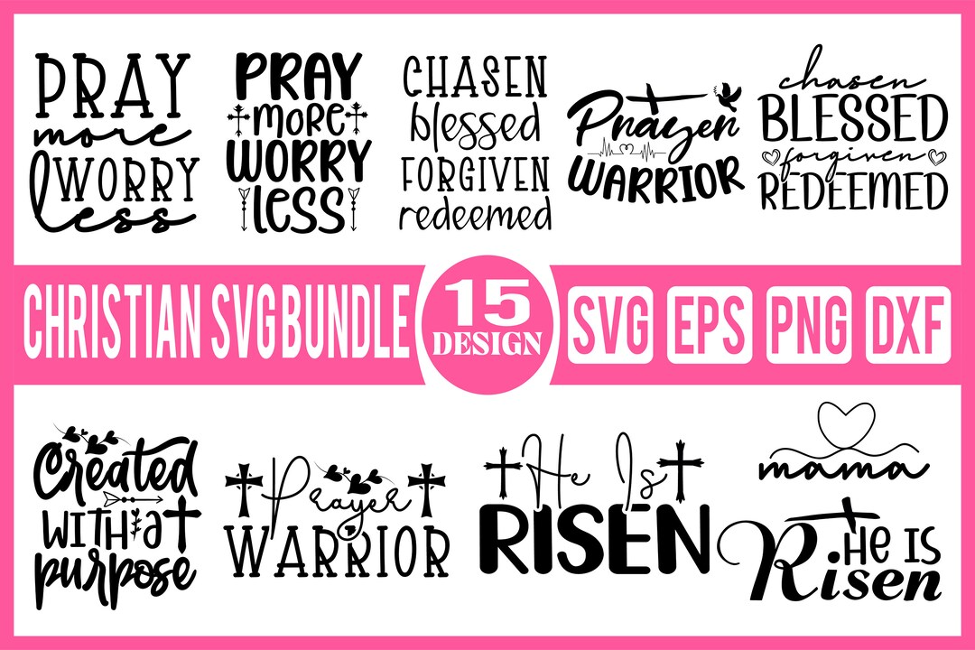 Christian Bundle SVG, Scripture Bundle, Funny SVG Bundle, Bible Verse ...