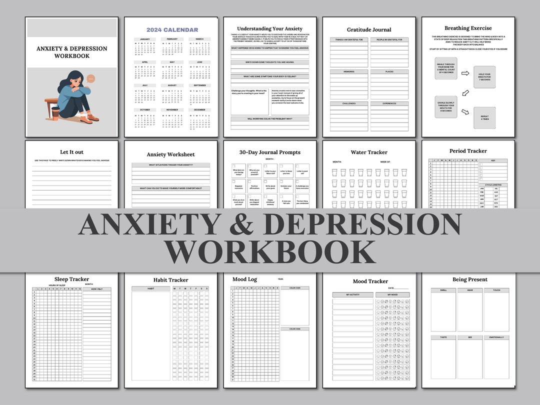 Anxiety Journal Printable | Dream Journal Digital | Mental Health ...