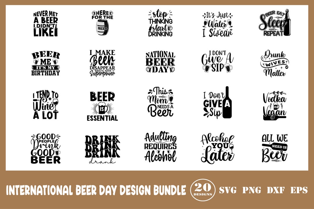 Bier-Svg-Bundle, Bierkrüge-Svg-Png, Bier-Zitate-Svg, Getränk-Svg, Bier ...