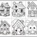 50 Kawaii Tiny Houses Coloring Book, Coloring Pages to Relax and Unwind ...