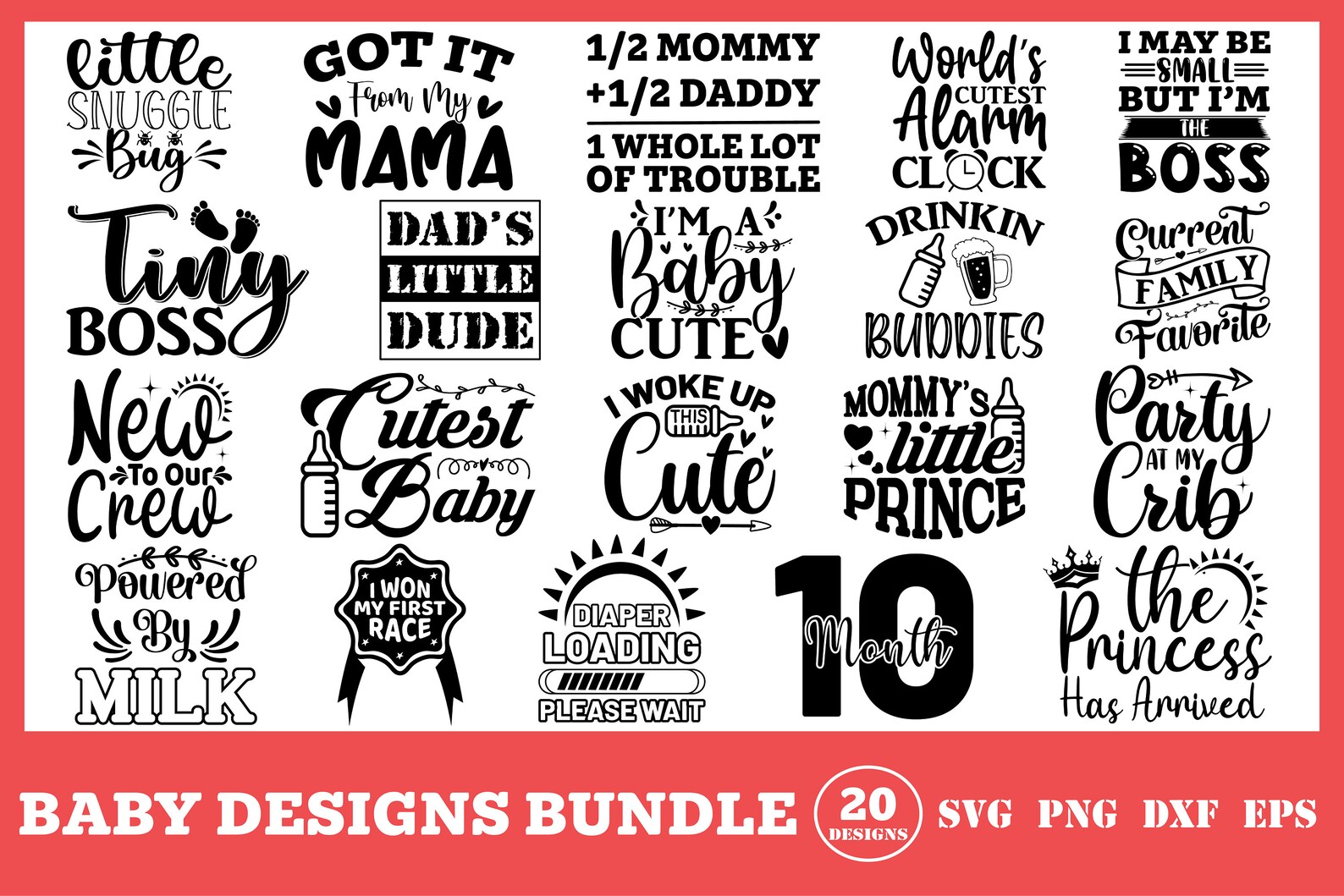 Baby Svg Bundle, Baby Svg for Onesies, Baby Svg Files, Baby Svg Girls ...