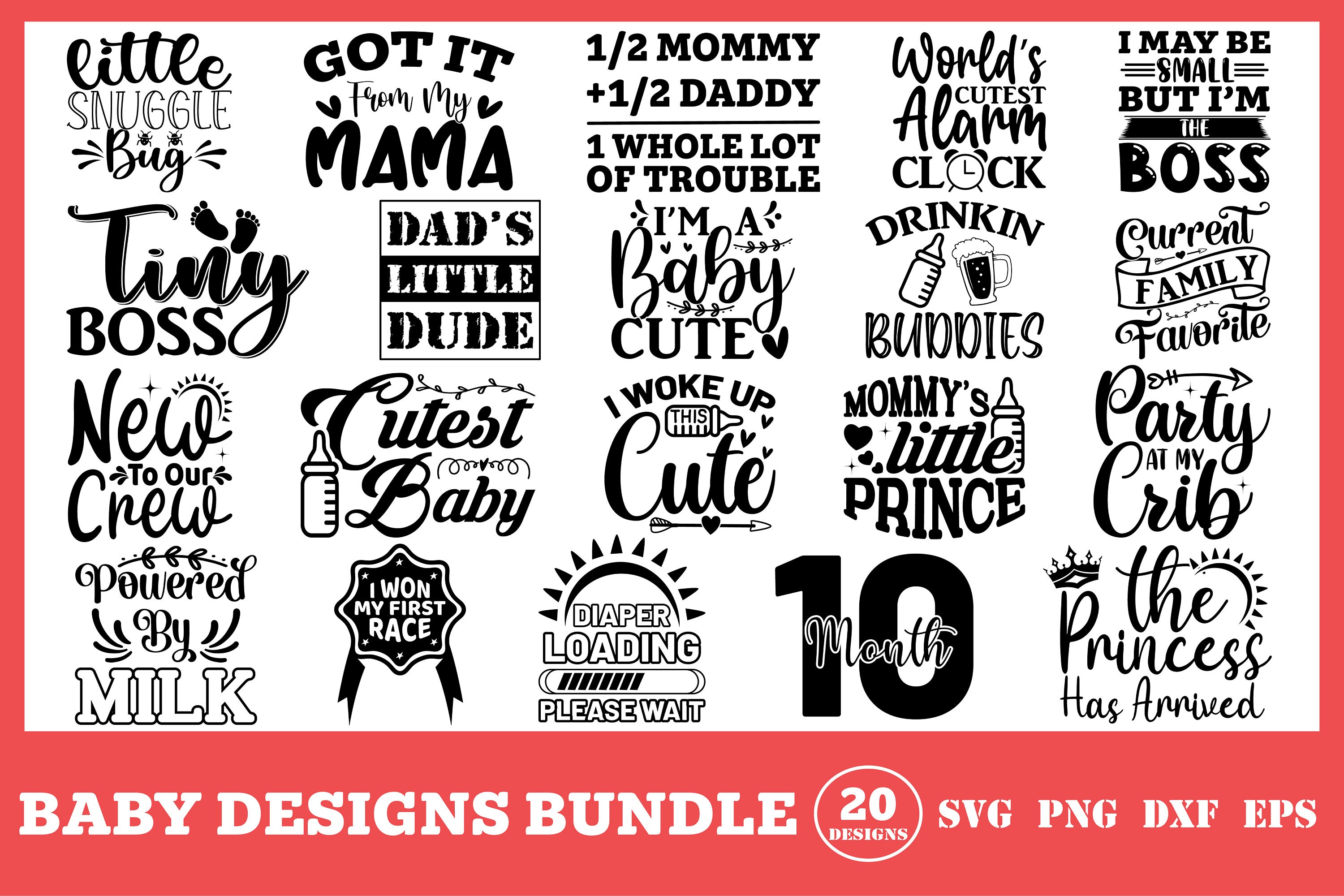 Baby Svg Bundle, Baby Svg for Onesies, Baby Svg Files, Baby Svg Girls ...