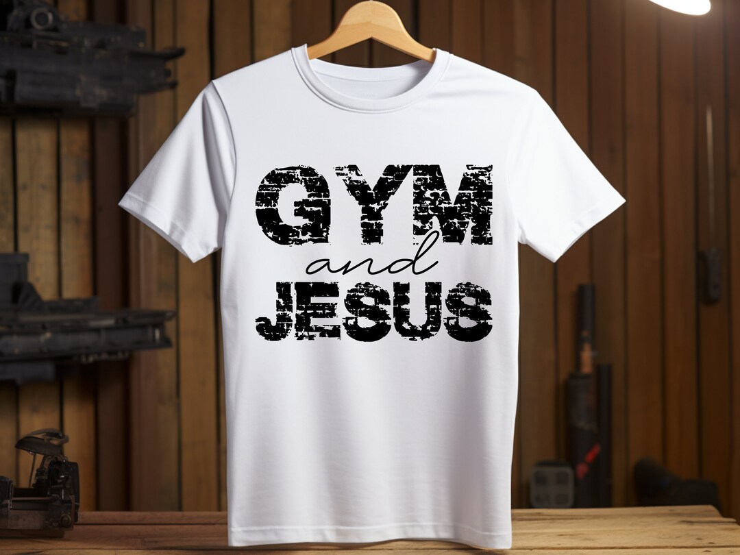 GYM and Jesus Svg, Gym Quotes Svg, Gym Shirt Svg, Exercise Svgs, Fit ...