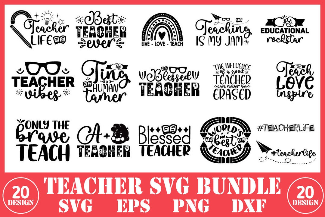 School Svg | Teacher Life Svg | Teaching Svg | Svg Files for Cricut ...
