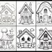 60 Kawaii Tiny Houses Coloring Book, Coloring Pages & 8 Covers to Relax ...