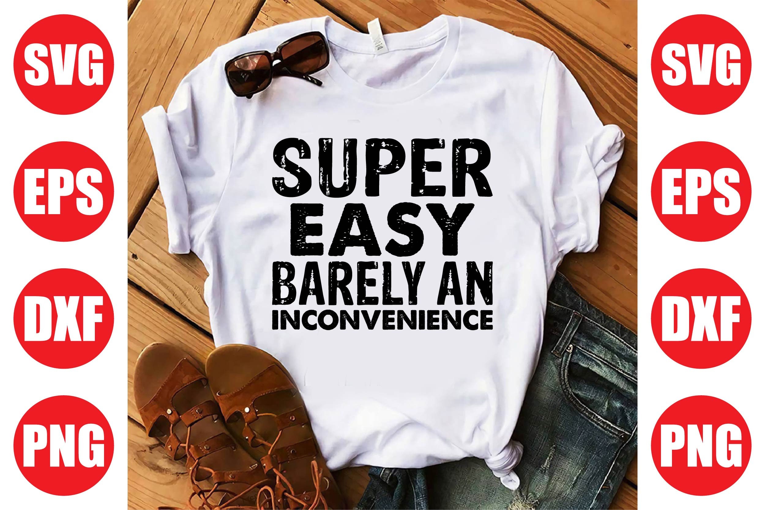 Super Easy Barely an Inconvenience Svg, Inconvenience Saying Novelty ...
