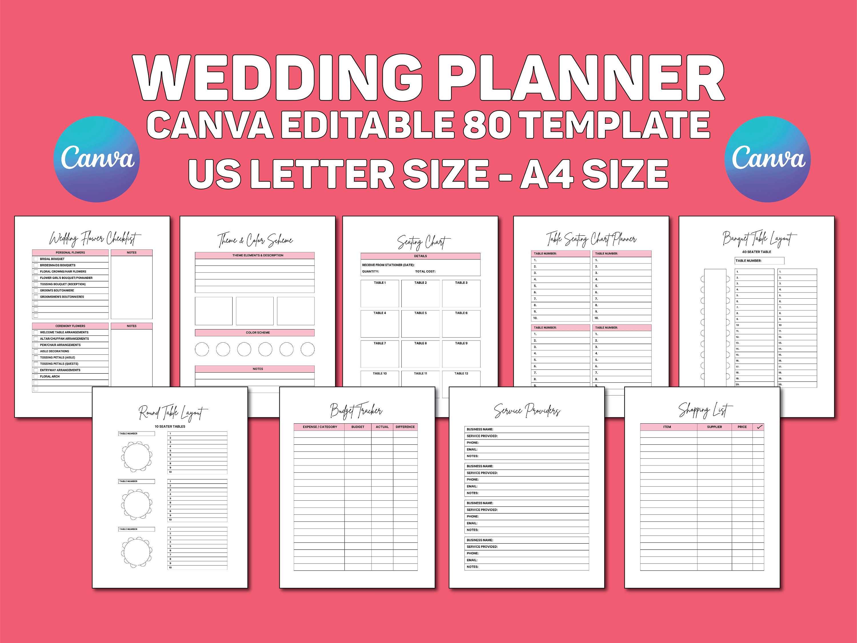 Wedding Planner Printable Printable Wedding Planner Pages Wedding Plan ...