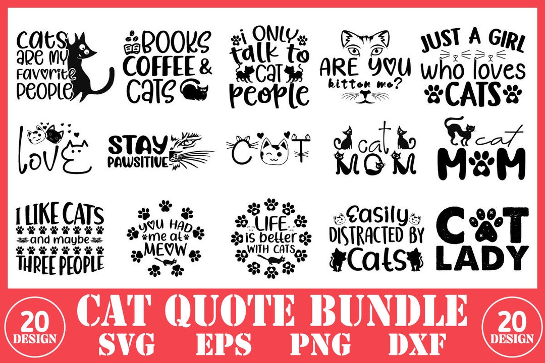 Cat Svg | Cut File Svg | Transparent Background | Cat Design | Kitten ...