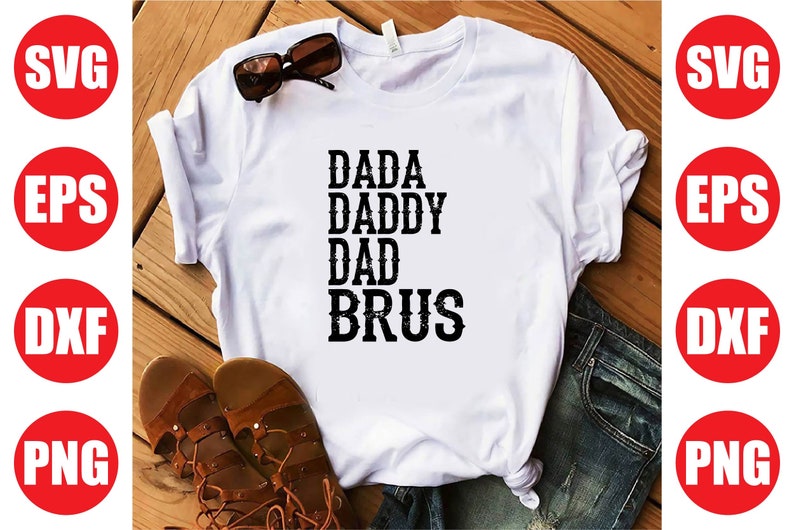 Daddy Svg, Dad Svg, Father Svg, Cut File Cricut, Dad Shirt Svg, Funny ...