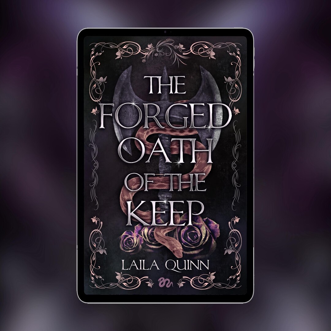 Premade Dark Fantasy Book Cover, the Forged Oath - Etsy