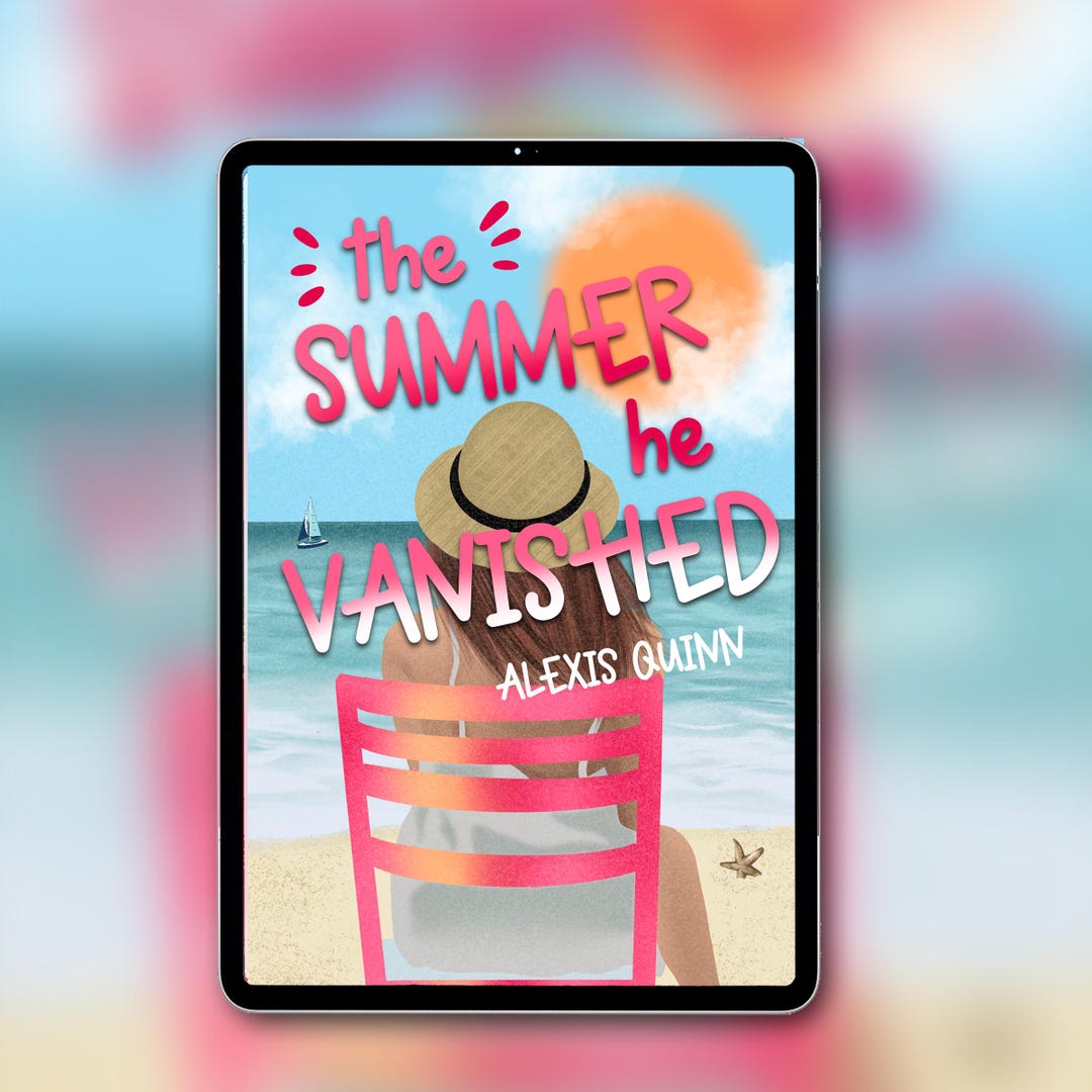 Premade Beach Read Book Cover, Chick Lit, Mystery (ebook) - Etsy