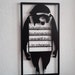 BANKSY Monkey Metal Wall Art, Laugh Now but One Day We'll Be in Charge ...