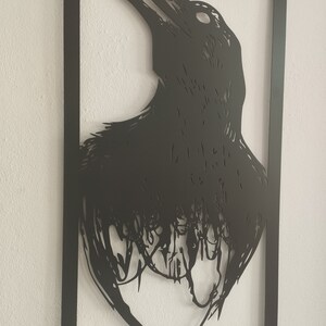 Crow Birds,crow Metal Wall Art,crow Wall Hanging,bird Metal Art,the ...