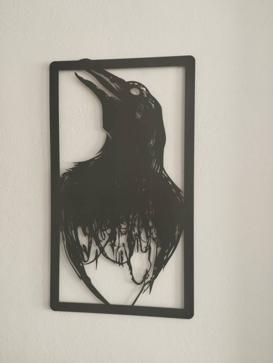 Crow Birds,crow Metal Wall Art,crow Wall Hanging,bird Metal Art,the ...