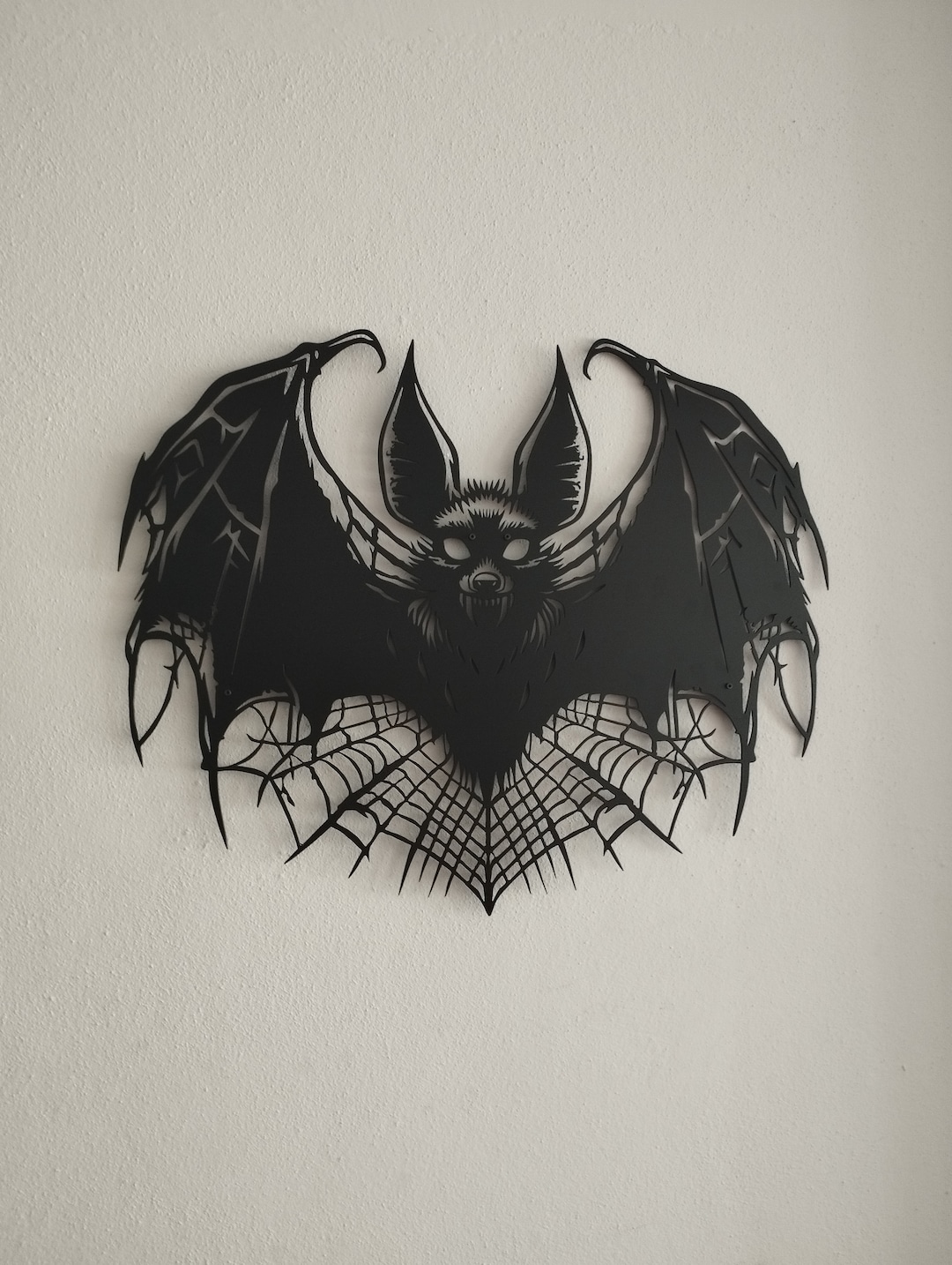 Bat Metal Wall Art, Bat Metal Wall Decor, Flying Bat Metal Sign ...