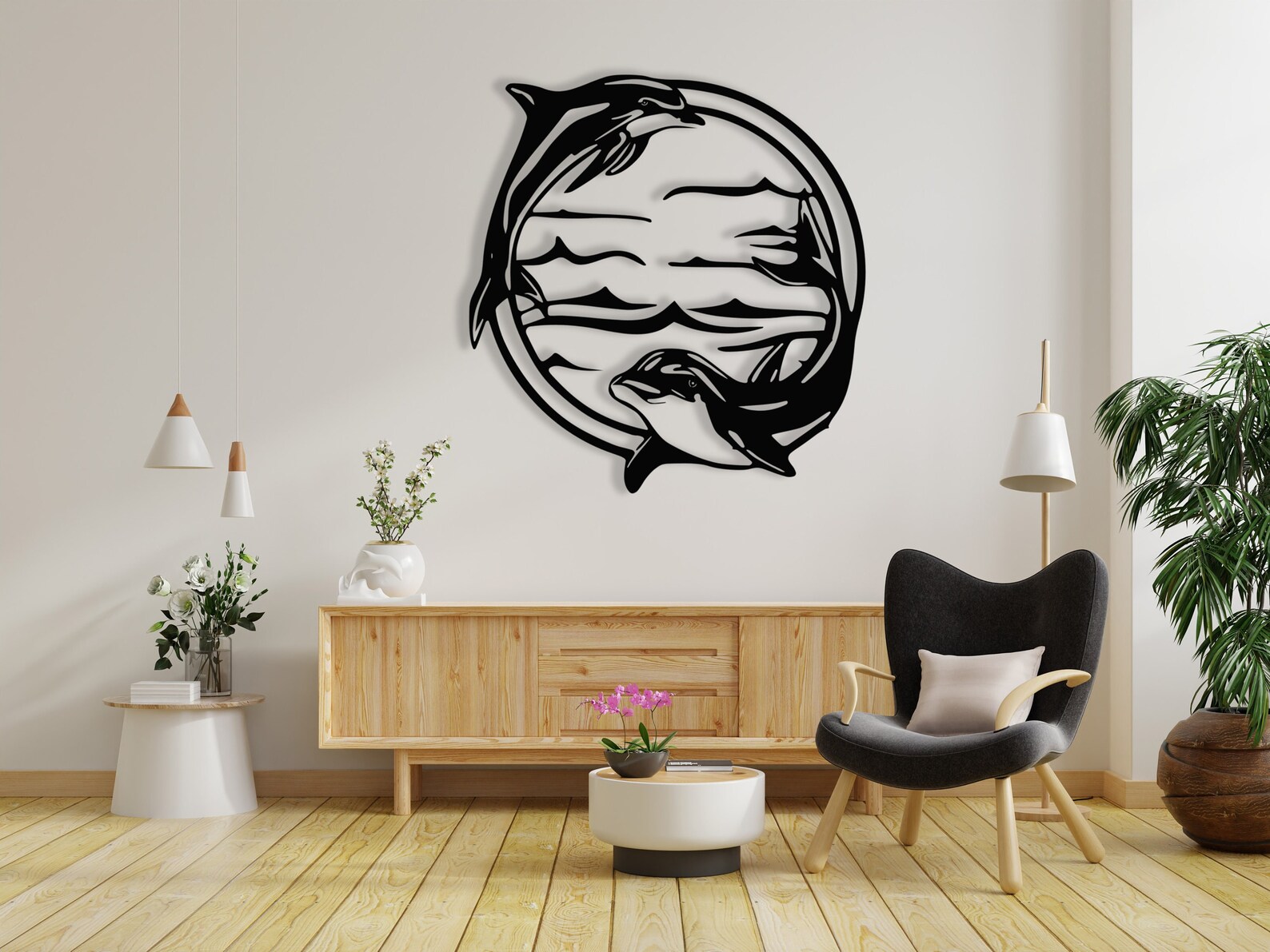 Dolphin Metal Wall Artdolphin Wall Hangingdolphin Wall - Etsy Australia