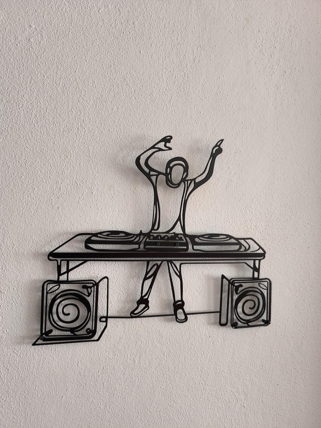 DJ Metal Wall Art, Music Producer Decor, DJ Studio Wall Decor, Gift for ...
