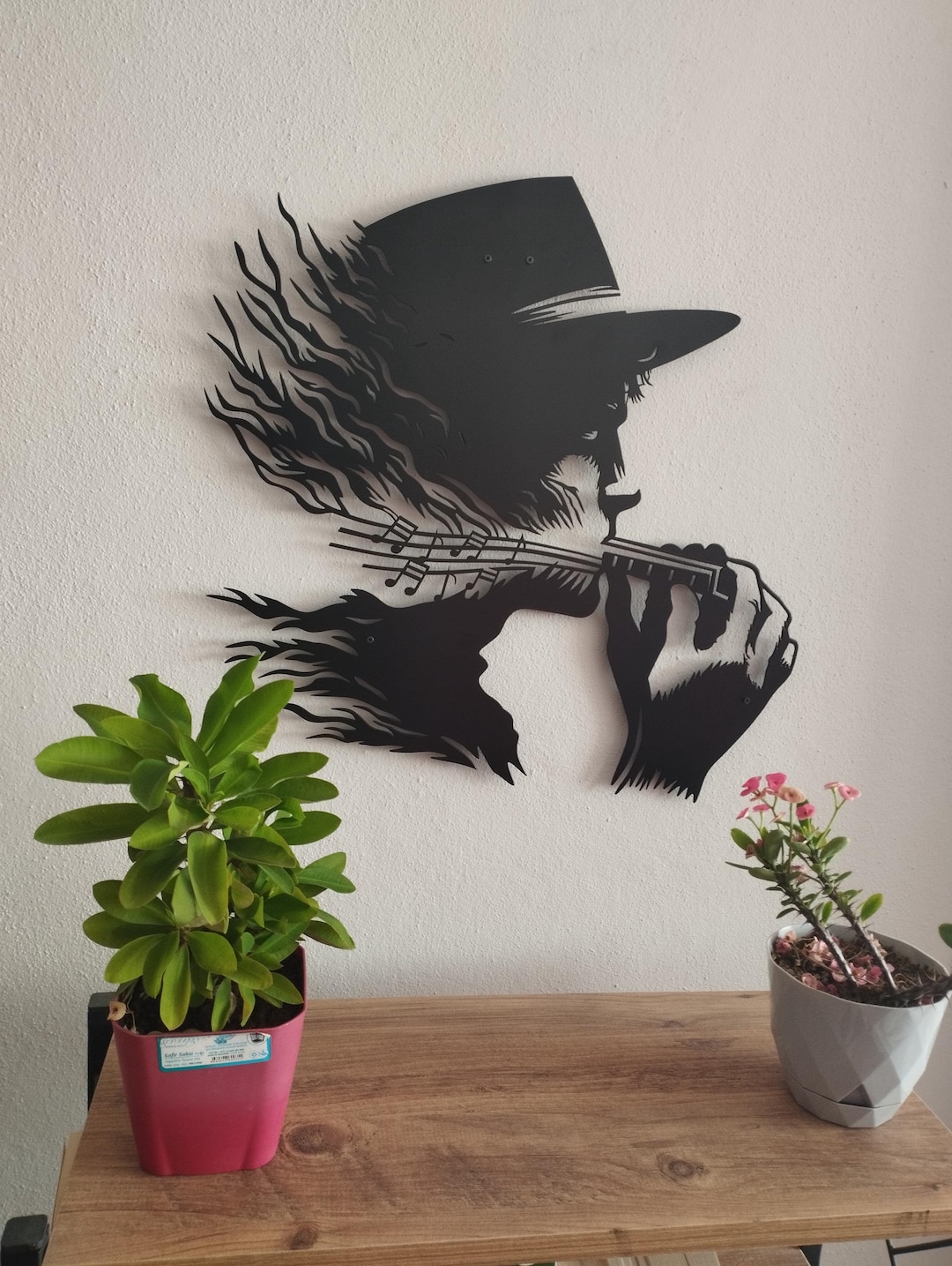 Musician Metal Wall Decor, Living Room Wall Art, Music Room Wall Decor ...
