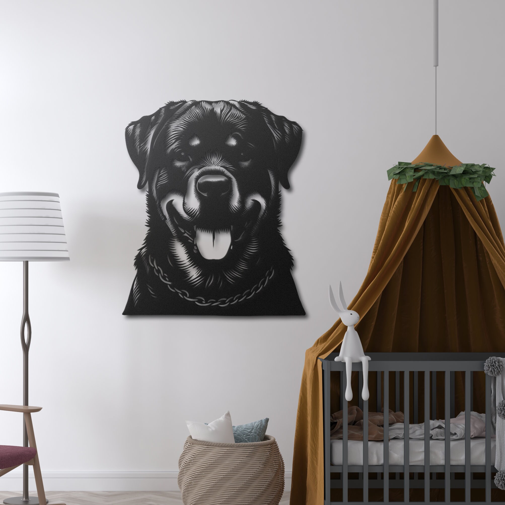 Rottweiler Metal Wall Art Rottweiler Wall Decor Rottweiler Metal Sign ...