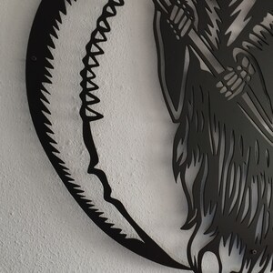 Grim Reaper Metal Wall Art / Reaper Metal Wall Sign / Gothic Wall Art ...
