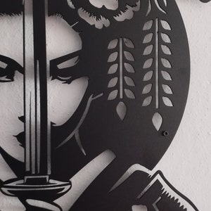 Geisha Metal Wall Art, Geisha Wall Decor, Japanese Wall Art, Geisha ...