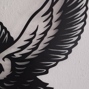 Eagle Metal Wall Art // Eagle Metal Sign // Eagle Wall Decor // Eagle Metal Poster // Eagle ...